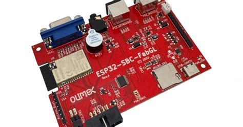 Olimex Esp32 Sbc Fabgl Development Board Esp32 Ol Esp32 Sbc Fabgl