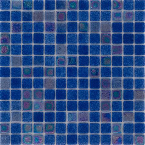 1x1 Iris Deba Glass Mosaic Keystone Tile