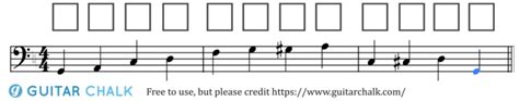 4 Note Identification Worksheets For Music Classes And Lessons Guitar Chalk
