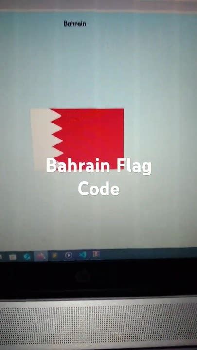 How To Code Bahrain Flag🇧🇭 With Html Css And Javascript Coding Flagcoding Programming Htmlcss