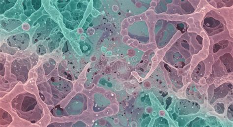 Intricate Cellular Structures Come Into View In This Colorful Macro