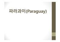 파라과이 레포트