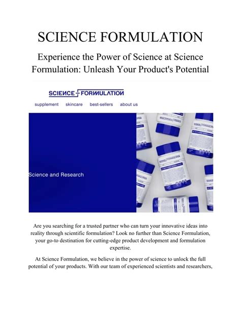 Ppt Science Formulation Powerpoint Presentation Free Download Id12293987