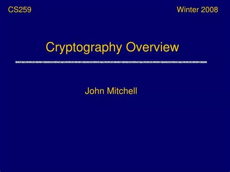Ppt Cryptography Overview Basic Concepts Ssltls Cryptosystems Feistel Networks Powerpoint