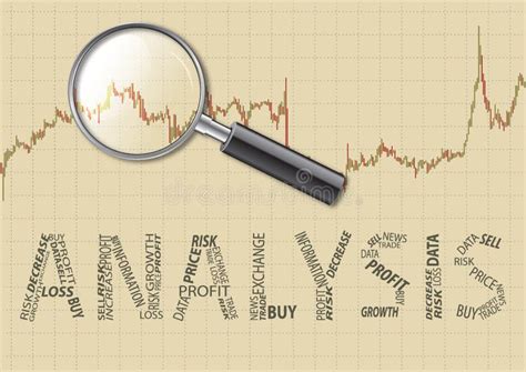 Analyzing The Chart Stock Vector Illustration Of Finance