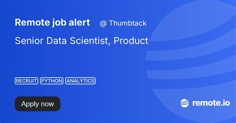 Senior Data Scientist Product