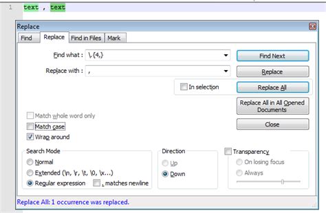 How To Use Regex In Notepad To Find And Replace All Strings Of
