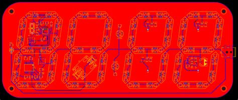 7 segment led clock oshwlab
