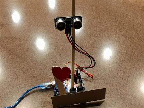Ultra Sensor Distance Flag Arduino Project Hub