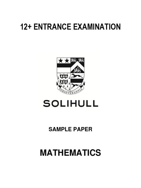 12 Maths Sample Paper Download Free Pdf Elementary Mathematics
