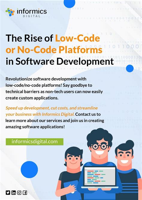 Informics Digital On Linkedin Coding Lowcode Nocode Customapplications Softwaredevelopment