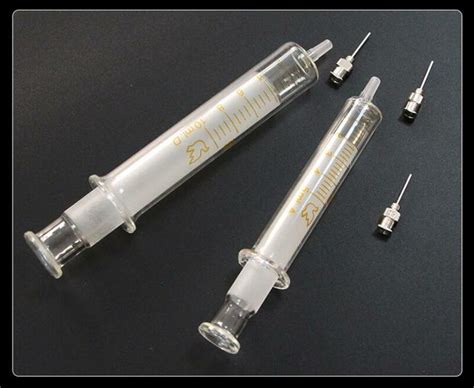 5ml 10ml Glass Syringe Injector Sampler Dispensing For Soldering Paste
