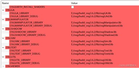 Osg365及osgearth编译过程（vs2017） Csdn博客
