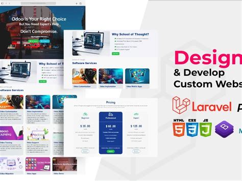 A Full Stack Website Using Laravel Upwork