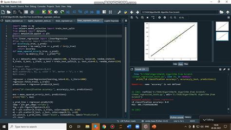 Linear Regression Ml Algorithm From Scratch Method Using Python Rdlkcareer