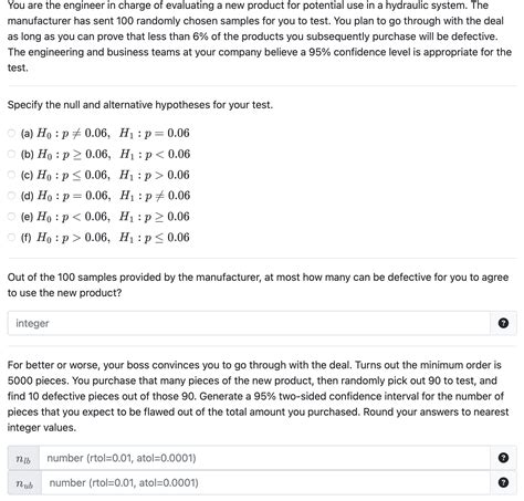 Solved You Are The Engineer In Charge Of Evaluating A New