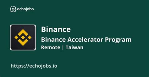 hiring binance accelerator program data scientist nlp remote taiwan taipei taiwan dubai