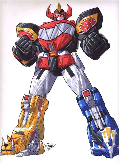 Power Rangers Megazord Drawing