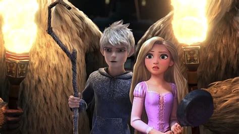 Jack Frost Y Rapunzel En Taller De Norte Jack Frost Rapunzel Mundos