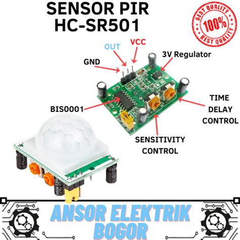 Jual Sensor Pir Hc Sr501 Hc Sr501 Motion Sensor Detector Module Arduino Kab Bogor Ansori