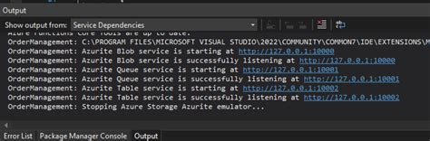 C Azurite Storage Emulator Stopping If Running Multiple Projects At Once Stack Overflow