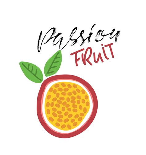 Watercolor Passion Fruit Clipartworld