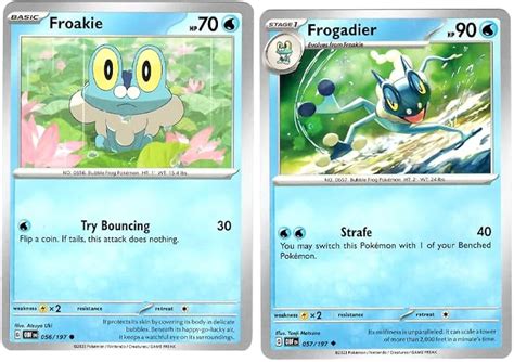 Cartao Pokemon Frogadier Pokémon A Frogadier Double Team My