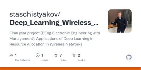 github staschistyakov deep learning wireless networks final year