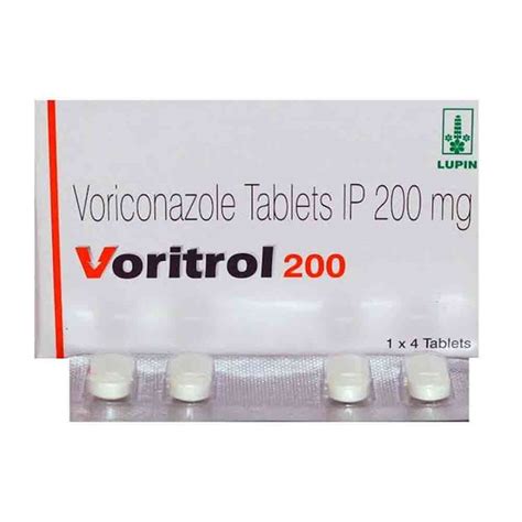Voriconazole Bulk Exporter Voritrol 200mg Tablet Third Party Manufacturing
