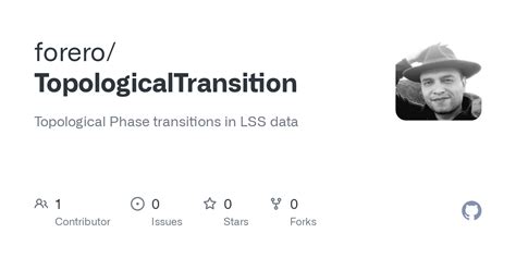 Github Forero Topologicaltransition Topological Phase Transitions In