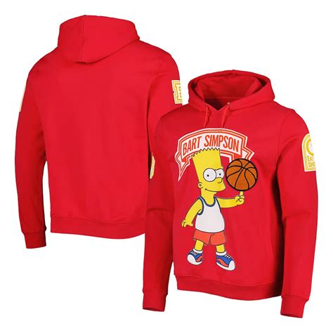 Red Bad Boy Freeze Max Bart Simpson Hoodie Jackets Masters