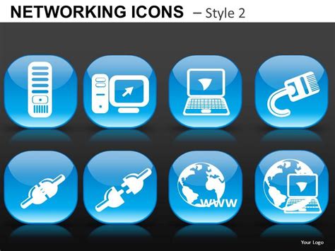 Networking Icons Style Powerpoint Presentation Slides DB Templates PowerPoint Presentation