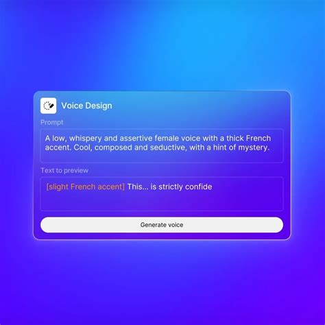 Elevenlabs Voice Design V3 Create Custom Ai Voices