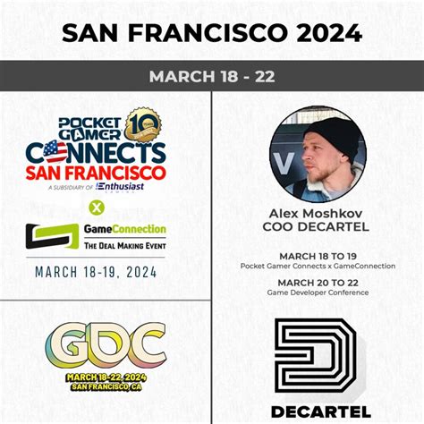 Decartel On Linkedin Gdc2024 Decartel Gamedev Pocketgamerconnects