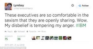 Toronto Coder Lyndsay Kirkham Live Tweets IBM Executives Sexist Remarks Daily Mail Online