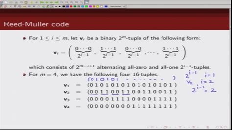Reed Muller Codesrm码） 译码及解码哔哩哔哩bilibili