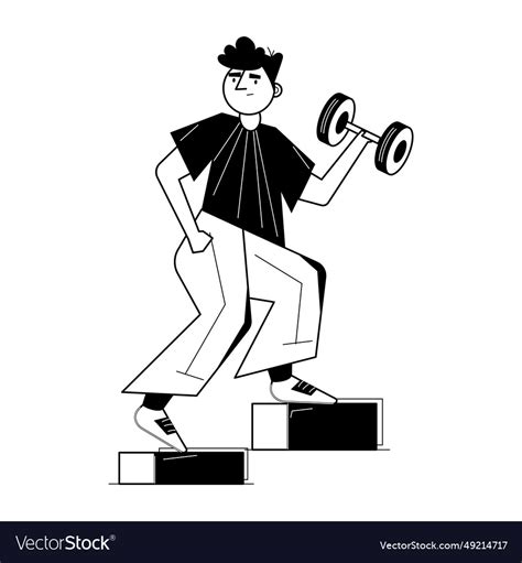 Exercise Royalty Free Vector Image Vectorstock