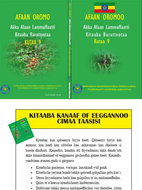 Afaan Oromoo Akka Afaan Lammaffaatti Kitaaba Barattootaa Kutaa 9 Pdf