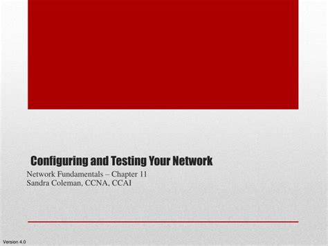 Ppt Configuring And Testing Your Network Powerpoint Presentation