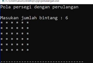 Mudah Membuat Program Pola Gambar Segitiga C Belajar Bareng