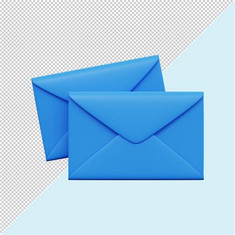 Premium Psd Postal Envelopes 3d Render