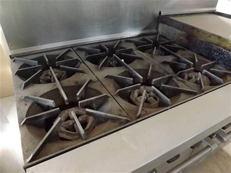 Us Range 6 Burner Commercial Stove Other Bigiron