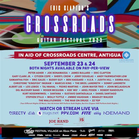Tickets Released For Eric Claptons Crossroads Guitar Festival Where