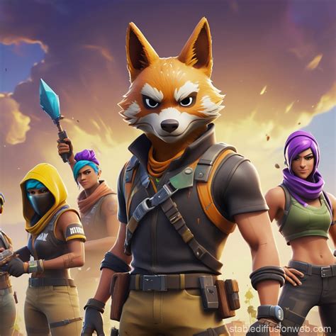 Fennix Fortnite Character Stable Diffusion Online