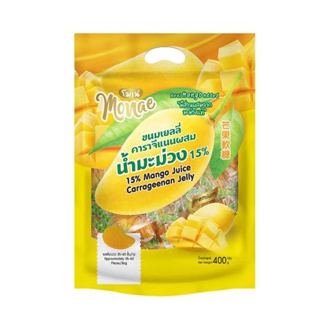 Monae 15 Mango Juice Carrageenan Jelly 400 G