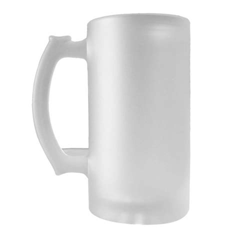 16oz Frosted Glass Beer Mug Dye Sublimation Blank Uscutter