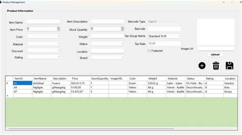 Csharp Winforms Mssql Tekstilyönetimsistemi Yazılımgeliştirme