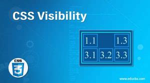 Css Visibility Learn Six Awesome Property Value Of Visibility In Css
