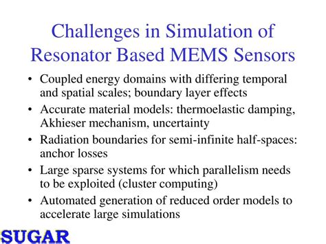 Ppt Modeling Mems Sensors Sugar A Computer Aided Design Tool For