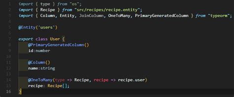 Javascript Unknown Column Erid In Field List In Typeorm